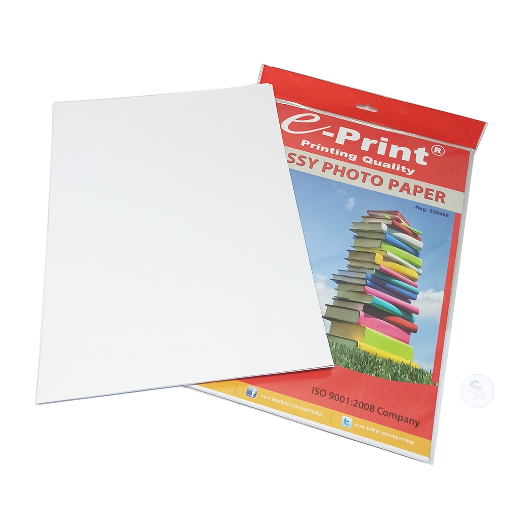 [Import] - Photo Paper - Glossy Photo Paper 260gsm 20 Sheets - Pack ...
