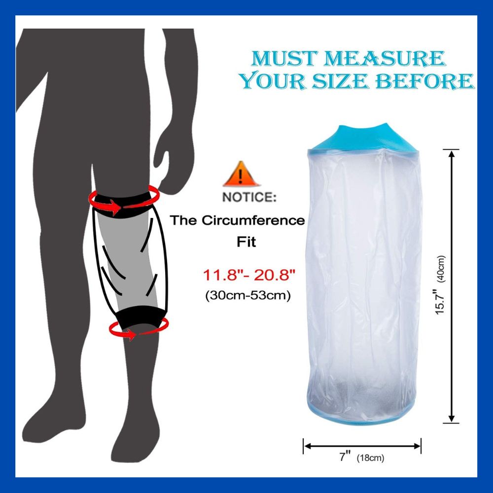 (READY STOCK)Waterproof Bath Shower Cover for Knee Wound Injury ...