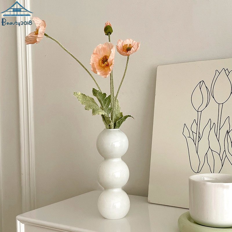 Nordic Style Hydroponic Bottle Minimalist Bubble Flower Vase Household ...