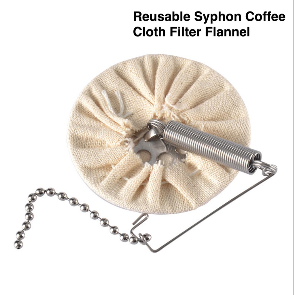 Reusable Syphon Siphon Coffee Cloth Filter Flannel Coffee Filter Use ...