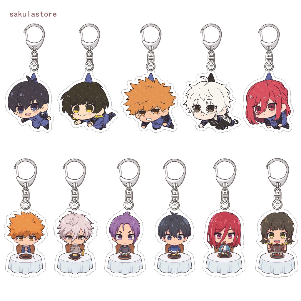 Anime Blue Lock Keychain Chigiri Hyouma Isagi Yoichi Bachira Meguru ...