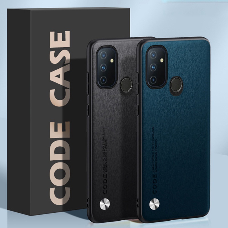 For OnePlus Nord N100 N200 N20 5G Fashion Leather Texture Back Cover ...