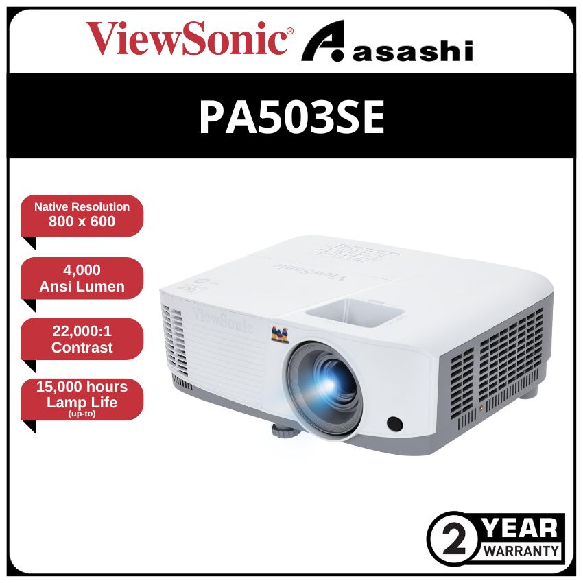 ViewSonic PA503SE 4000 Ansi Lumens SVGA Projector | Shopee Malaysia