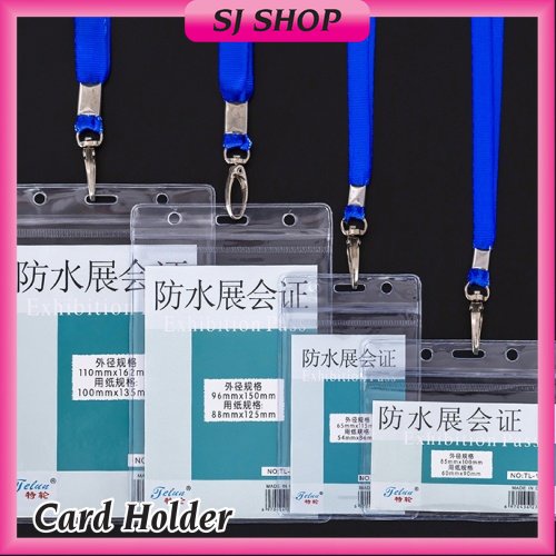 PVC Name Tag Holder | NAME BADGE / ID TAG / TRANSPARENT ID NAME TAG ...