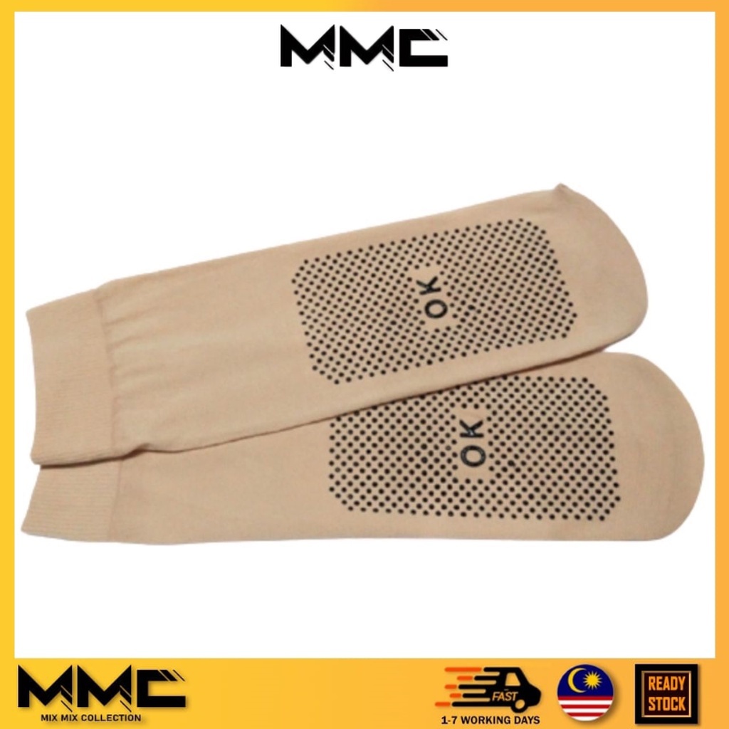 MMC_Ready Stock 1 Pair Muslimah Stokin 100% Brand New Anti Slip Women ...