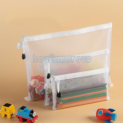 Nylon Double Layer Document Bag File Zipper Pouch Zip File Bag A4/A5/A6 ...