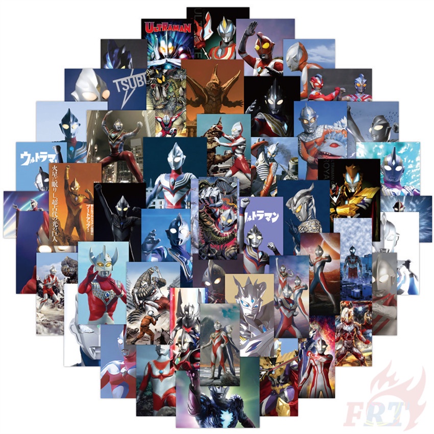 60Pcs/Set Mini Ultraman Poster Stickers Fashion DIY Decals Doodle ...