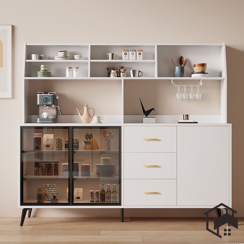 Sideboard High Cabinet Integrated Modern Minimalist Kitchen Storage ...