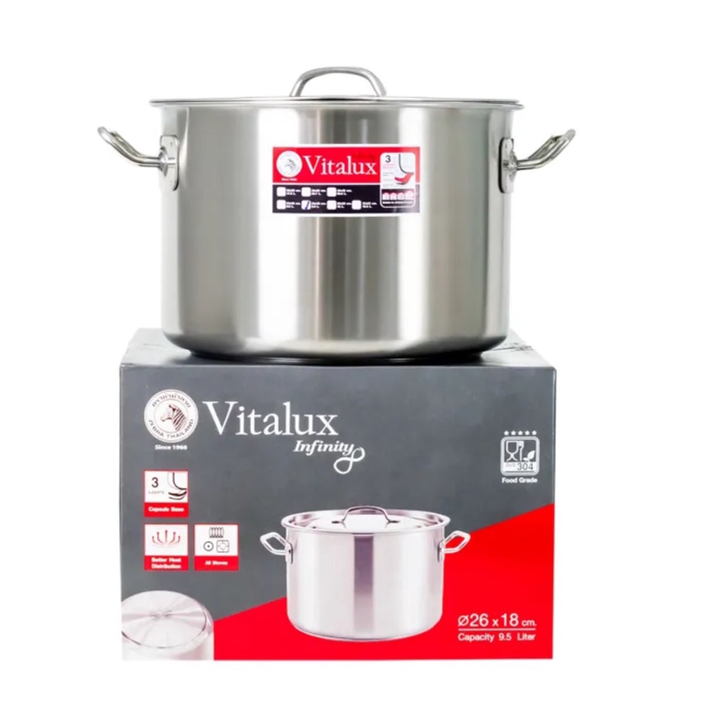 Zebra Vitalux Infinity Stock Pot (26 X 18cm) | Shopee Malaysia