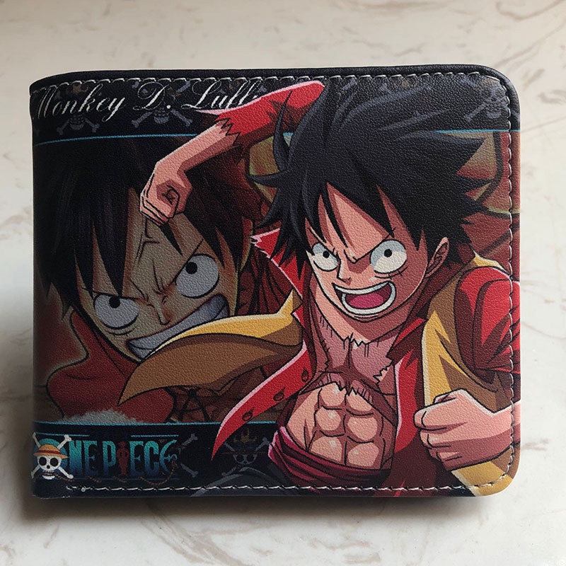 ONE PIECE Anime Wallet Luffy Coin Money Clips Roronoa Zoro Purse ...