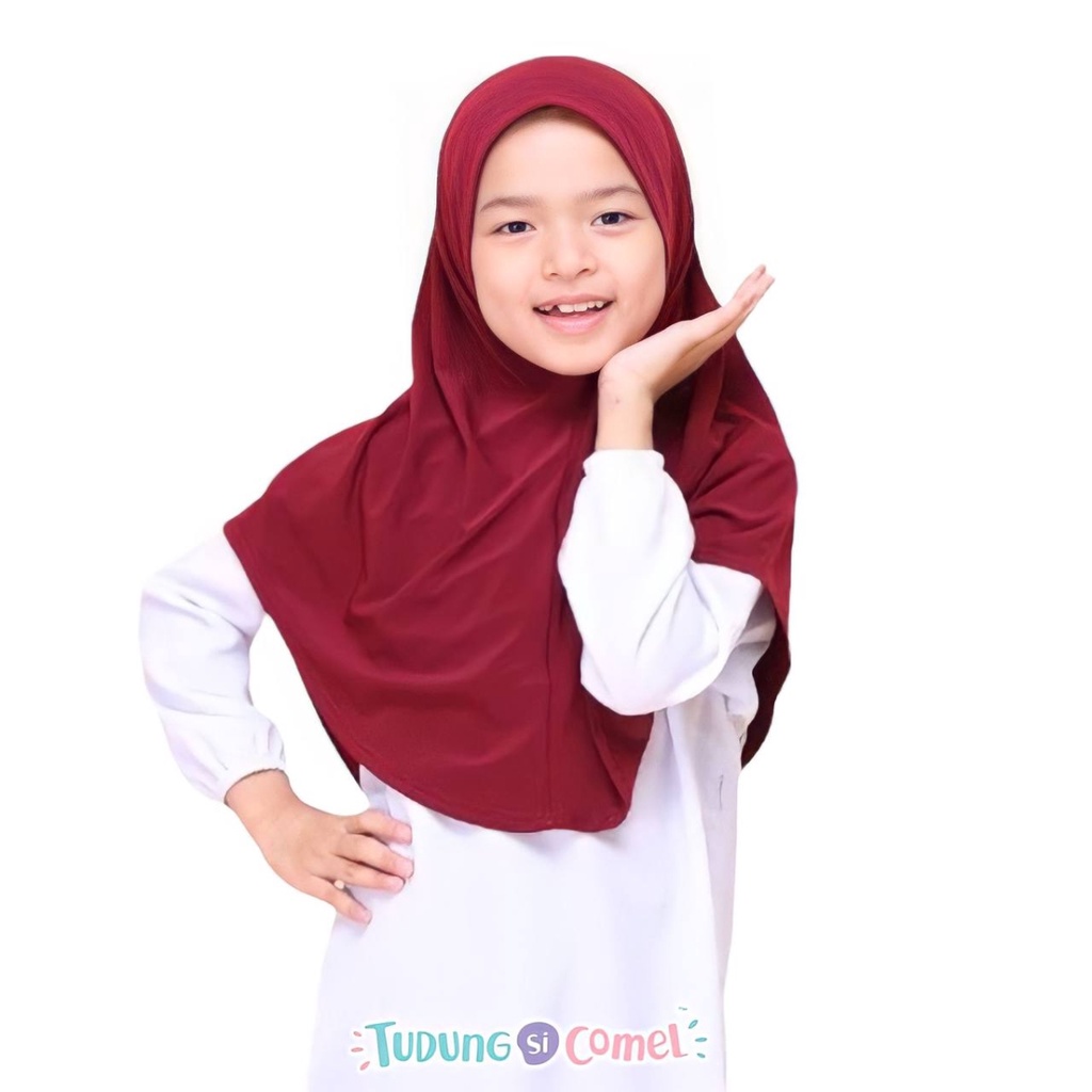 Tudungsicomel Set A Tudung Sekolah Awning Lembut Tudung Sekolah Rendah Tudung Sekolah Putih