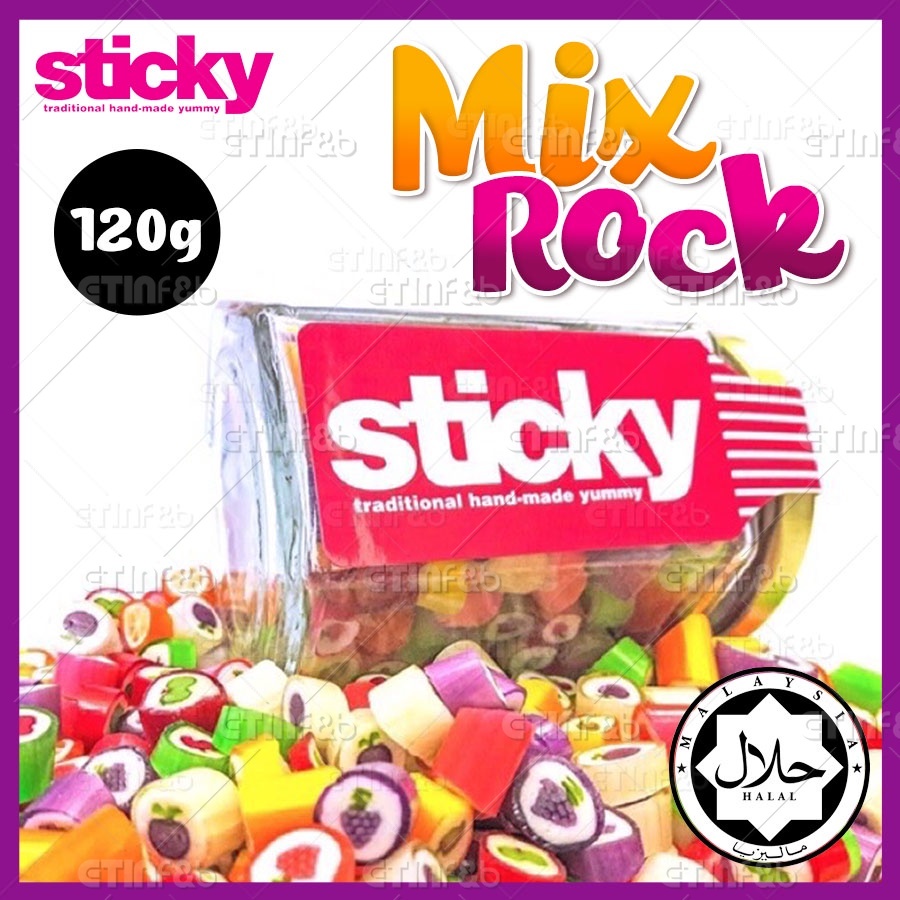 STICKY CANDY GULA-GULA VIRAL STOK SEDIA Thank You Happy Birthday Gift I ...