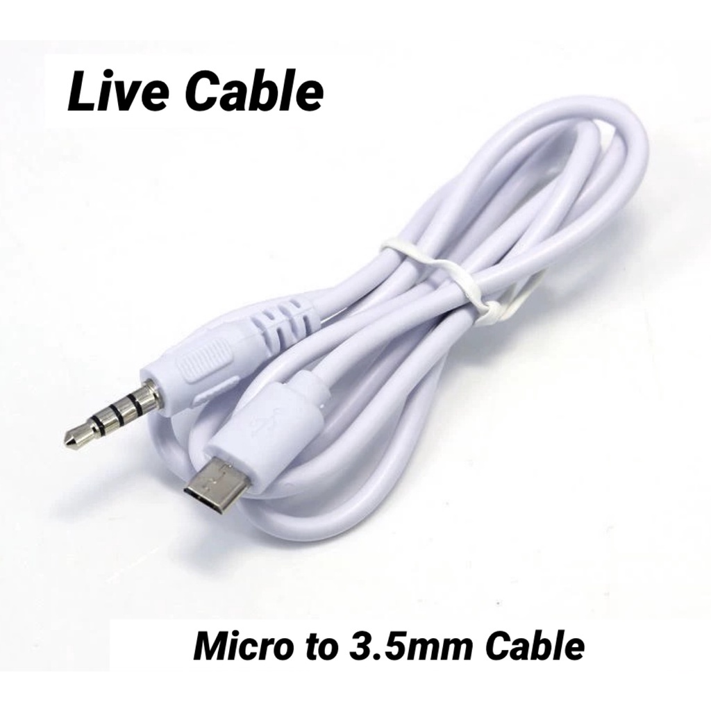 Live Cable 3.5mm to Micro Cable for Live Micro to 3.5mm Cable Aux Cable ...