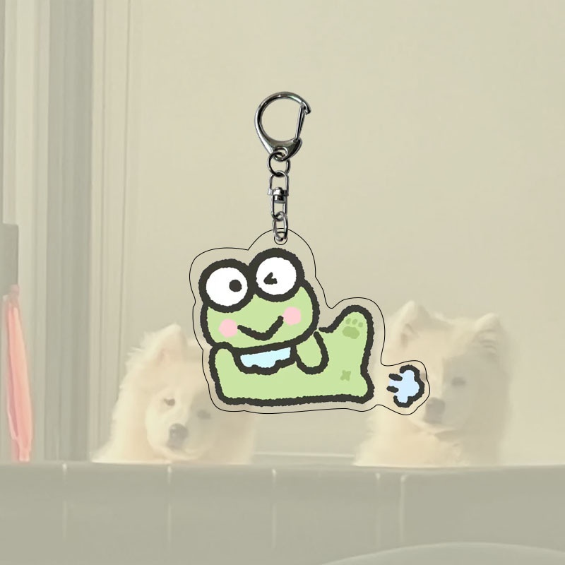 Cartoon Anime Cute Sanrio Meldoy Kuromi Cinnamon Dog Acrylic Key Chain ...