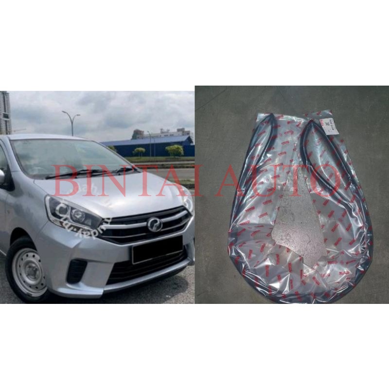 *ORIGINAL PERODUA AXIA FRONT WINDSCREEN MOULDING RUBBER/ GETAH CERMIN ...