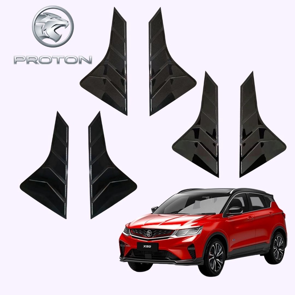10% OFF LOCAL STOCK Proton X50 Rear Triangular carbon aero Shutters ...