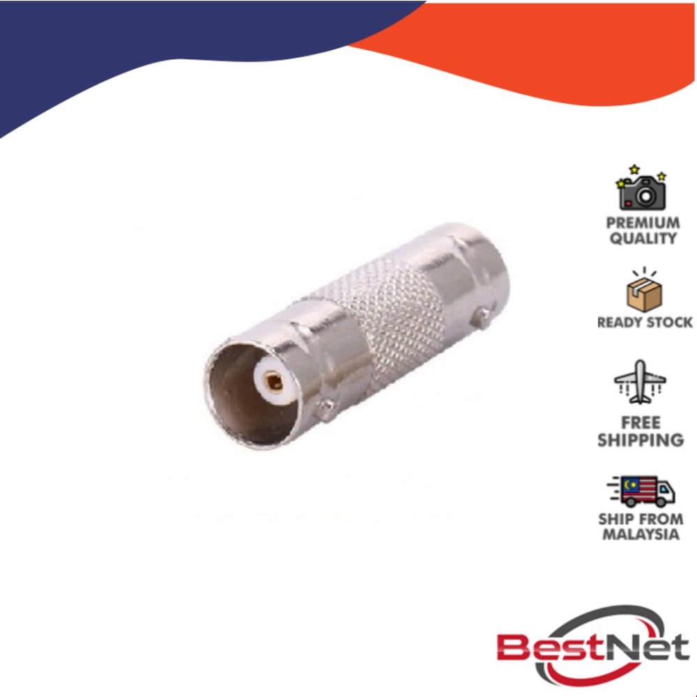 BNC Female To Female Connector Joint Type RG59 / RG6 Coaxial Connector ...