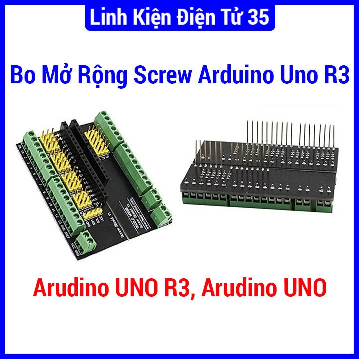 Screw Arduino Uno R3 Expansion Board Extends All IO Interfaces From ...