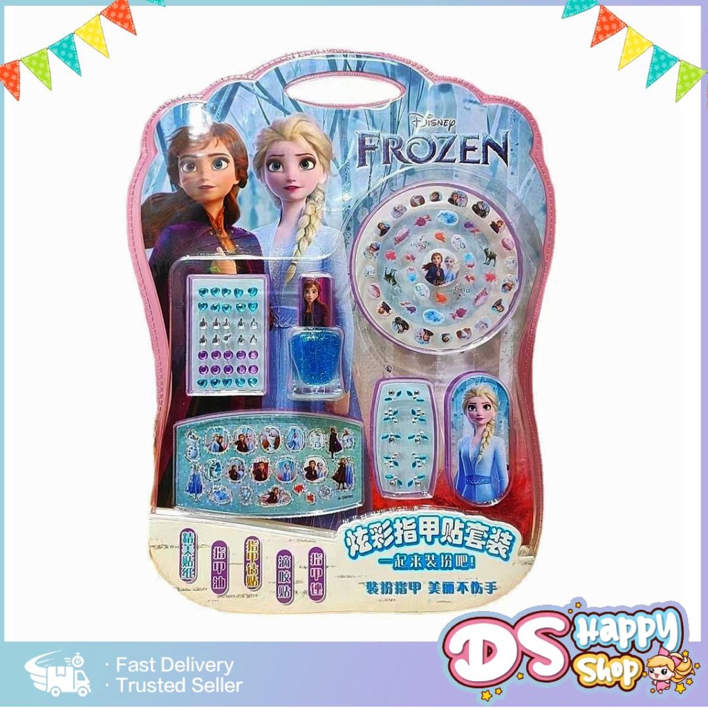 Non-Toxic KIids Children Princess Frozen Elsa Anna Sofia Nail Polish ...