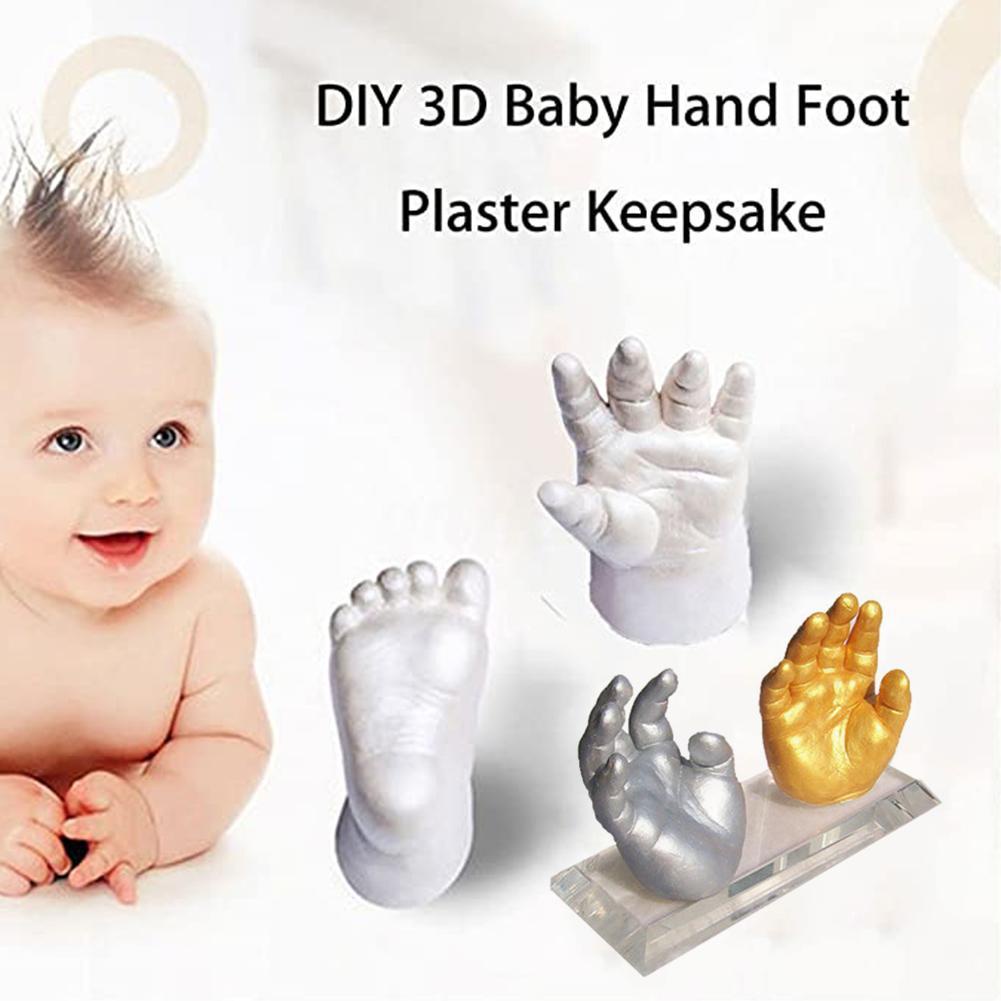 3D Hand Foot Print Mold DIY Plaster Casting Kit Handprint Footprint ...