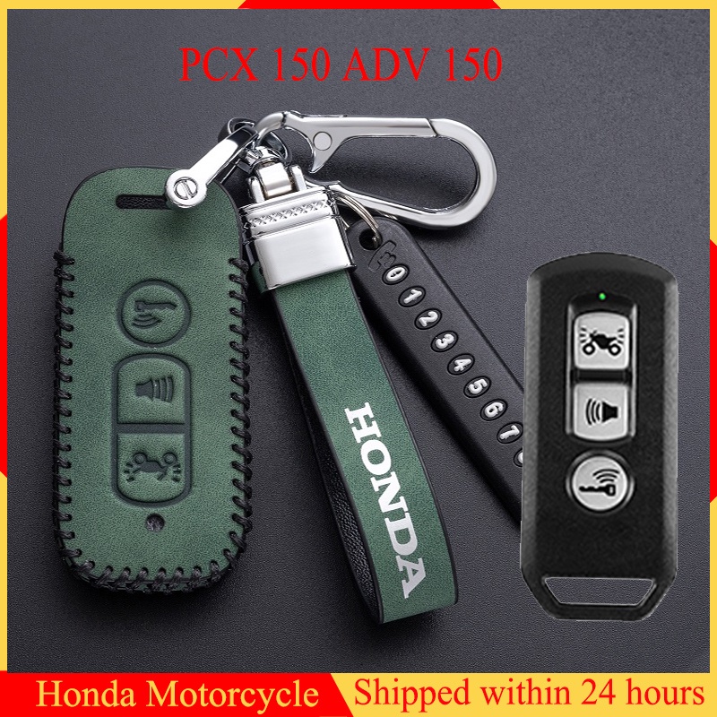 For Honda ADV 150 PCX 150 Remote Car Key Cover Case Shell Leather ...