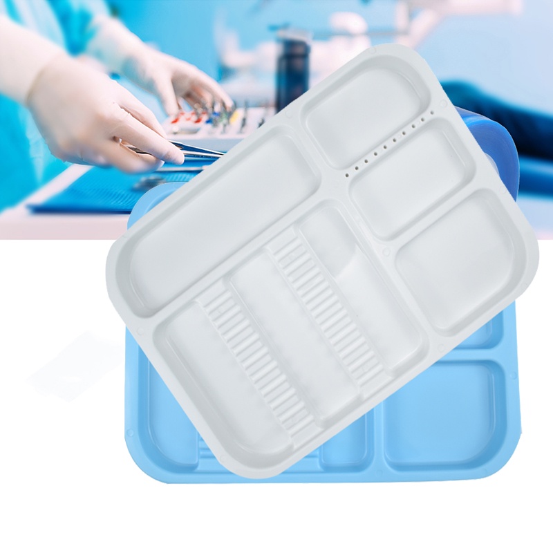 Dental Instrument Placed Trays Tray Dental Lab Tools Split Segregated ...