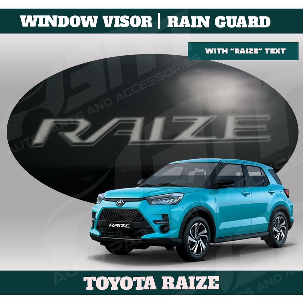 Toyota Raize Rain Guard Door Visor | Shopee Malaysia