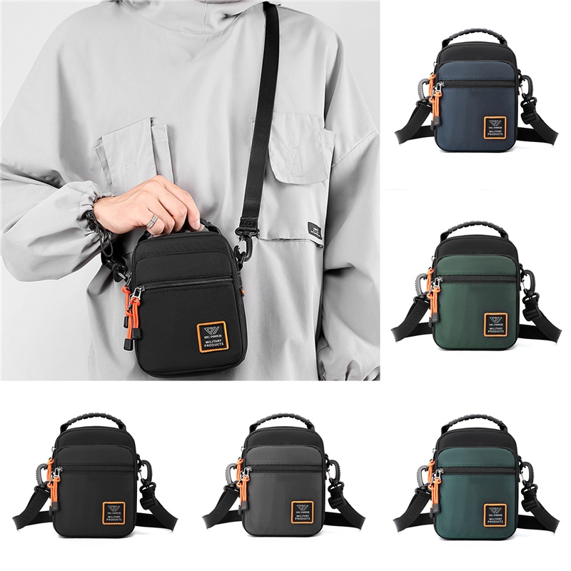 Men's Fashion Nylon Bag Casual Men's Mini Handbag Men's Crossbody One ...
