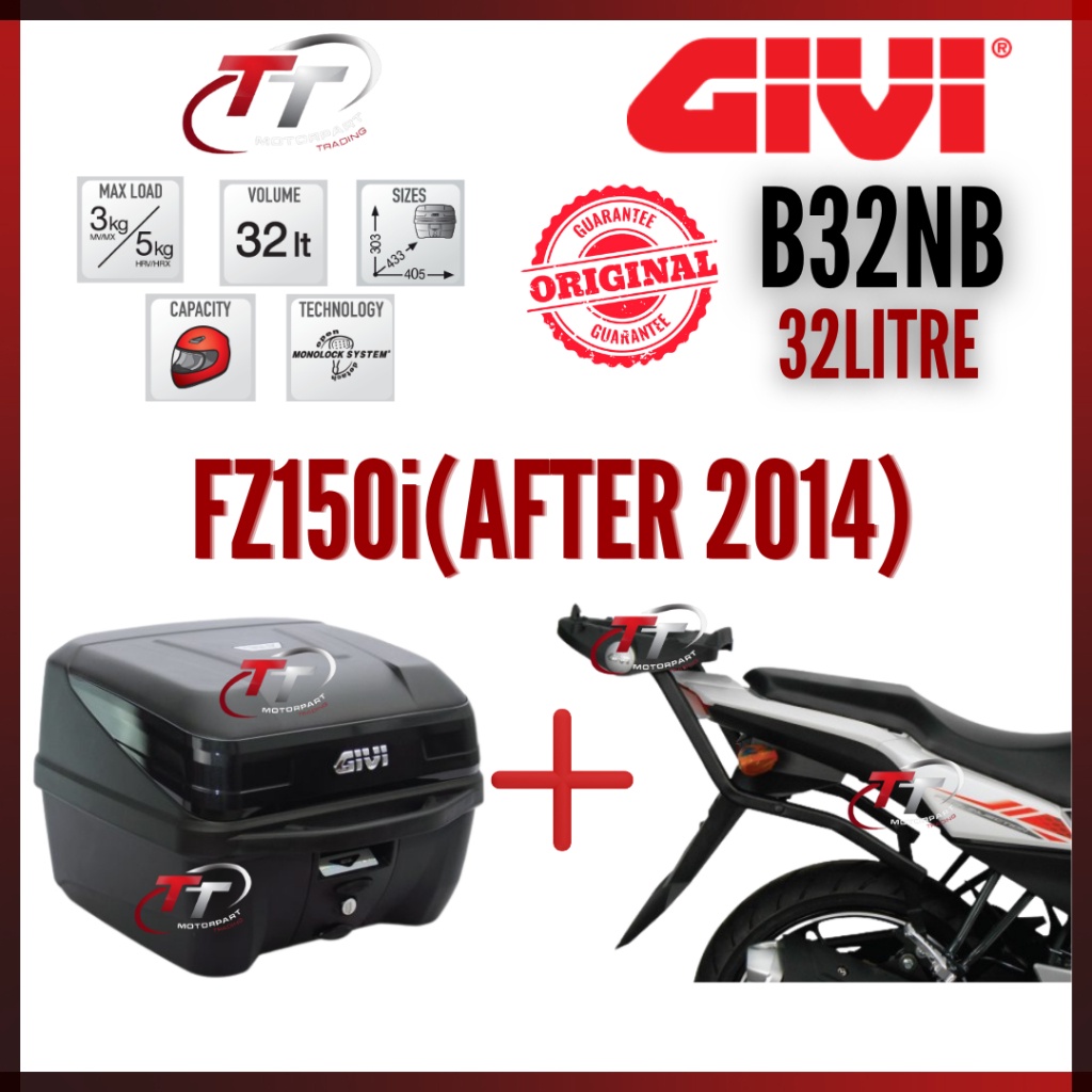 FZ150 i (AFTER 2014) V2 V3 FZ 150 FZ150i GIVI SRV SPECIAL HEAVY DUTY ...