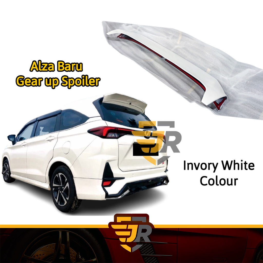 JR Custom Made PU Rear Ducktail Spoiler Alza 2022 GearUp Itik Spoiler ...