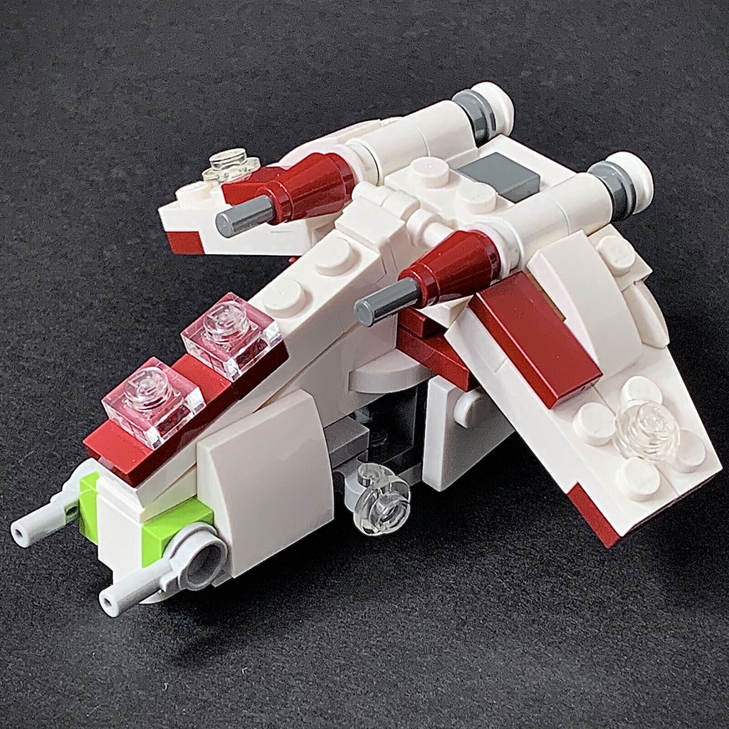 MOC-42164 Micro Republic Gunship Little Republic Gunship LAAT from Star ...