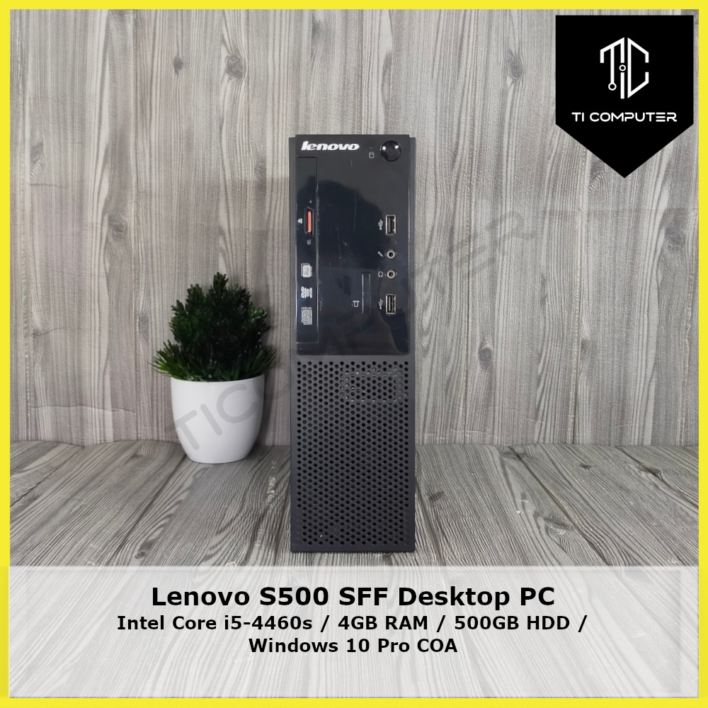 Lenovo S500 SFF Intel Core i5-4460s 2.9 GHz 4GB RAM 500GB HDD Refurbished Desktop PC | Shopee ...