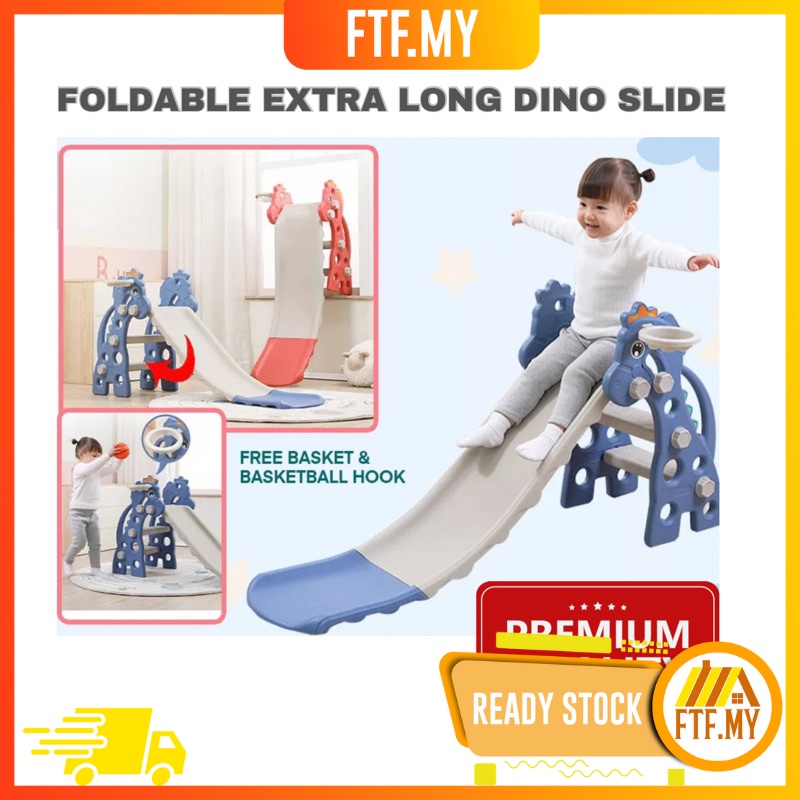 lndoor Playground Slide Toys Extra Long Children Slide /Permainan Papan ...