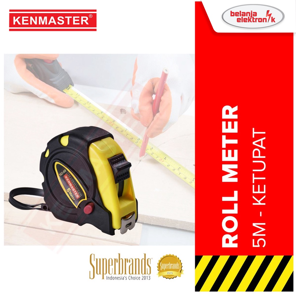 KENMASTER 5 Mtr Ketupat Rubber Roll Meter - RLMT059 Meter | Shopee Malaysia