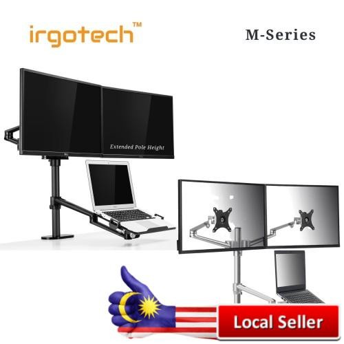 IRGOTECH M-Series Triple Arm Monitor Stand with Adjustable Monitor Arm ...