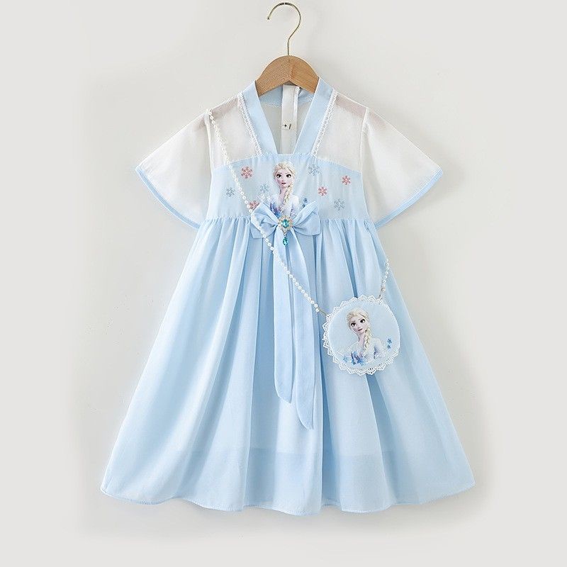 Girls' dress Frozen Elsa Princess Dress Kids Dress for Girls Mesh Dress ...