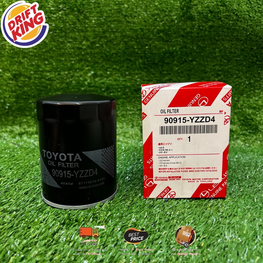 OIL FILTER TOYOTA YZZD4 90915-YZZD4 FOR HILUX KUN25 / KUN26 / KDH200 ...