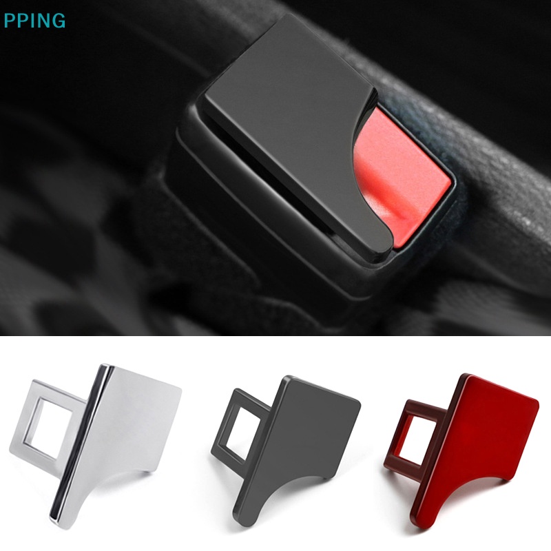 [LOV] Hidden Car Safety Belt Buckle Clip Metal Insert Card Interior ...