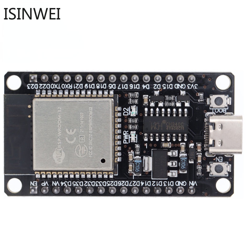 ESP32 Development Board TYPE-C USB CH340C WiFi+Bluetooth Ultra-Low Power Dual Core ESP32-DevKitC ...