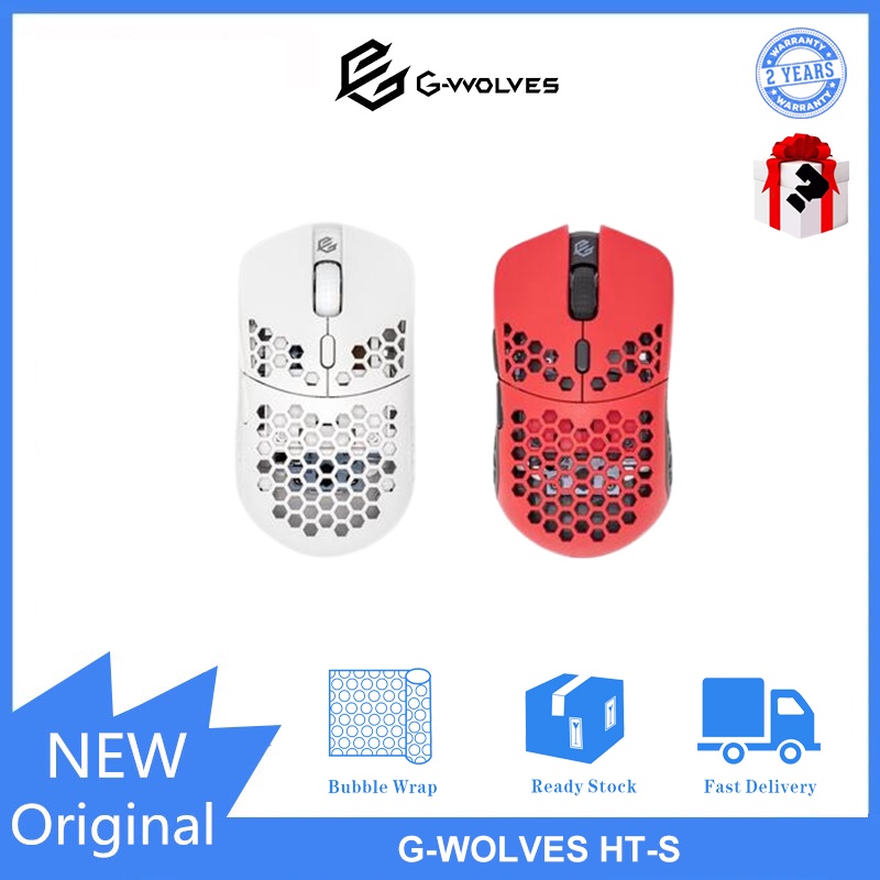 G-WOLVES HT-S Wireless ultra light gaming mouse | Shopee Malaysia