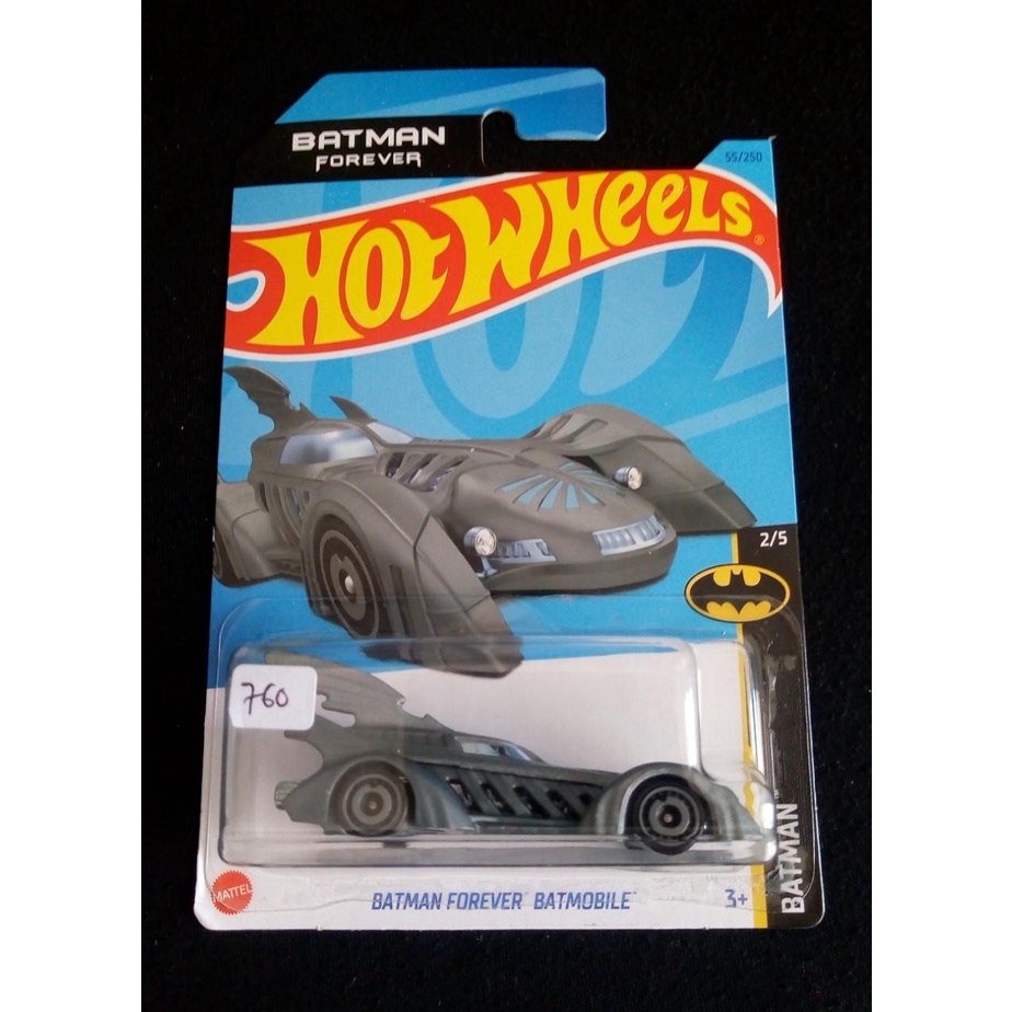 Hot Wheels - Batman Forever Batmobile Grey | Shopee Malaysia