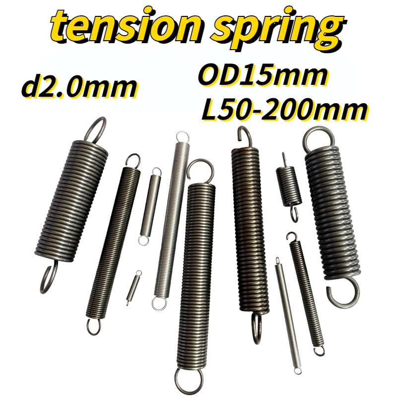 【xny】sus304 Stainless Steel Tension Spring D2 0mm Od15mm 304 Stainless