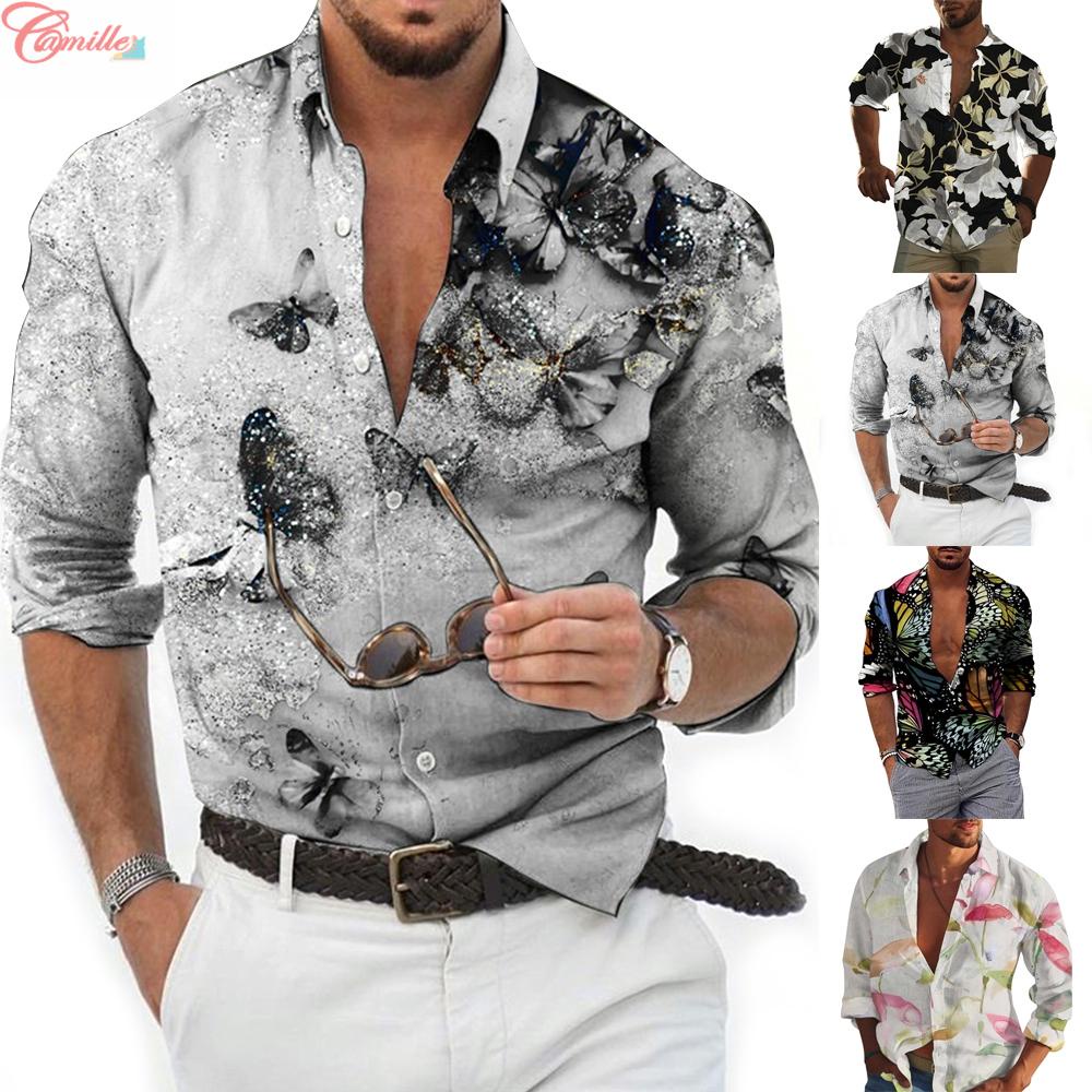 Hot New Shirts Mens Retro Shirt Wedding Breathable Business Button Down ...