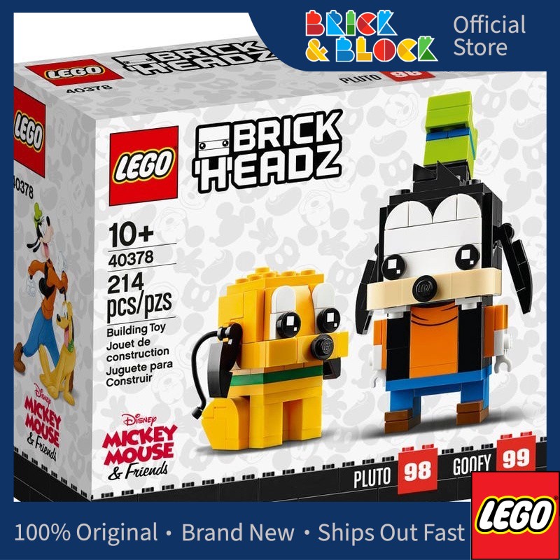 LEGO 40378 Goofy & Pluto | LEGO BrickHeadz | Shopee Malaysia