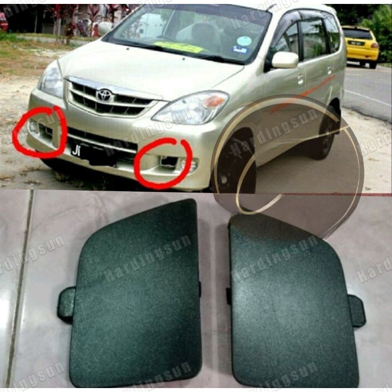 TOYOTA AVANZA 2006-2011 FRONT FOG LAMP COVER DEPAN BUMPER COVER CAP ...