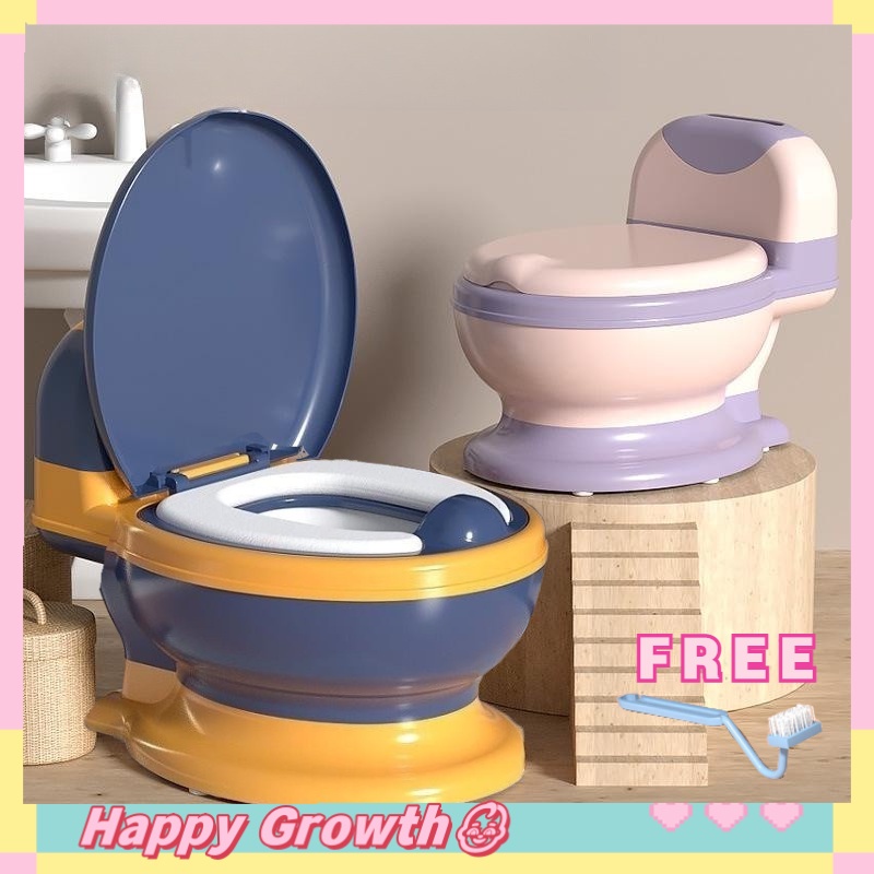 COD Baby Toilet Children's Potty Toilet with cushion seat Toddlers kid ...