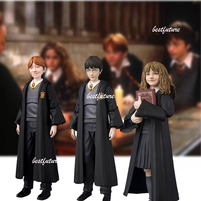 Sh Figuarts Harry Potter Hermione Ron Shf Articulado Action Figure ...