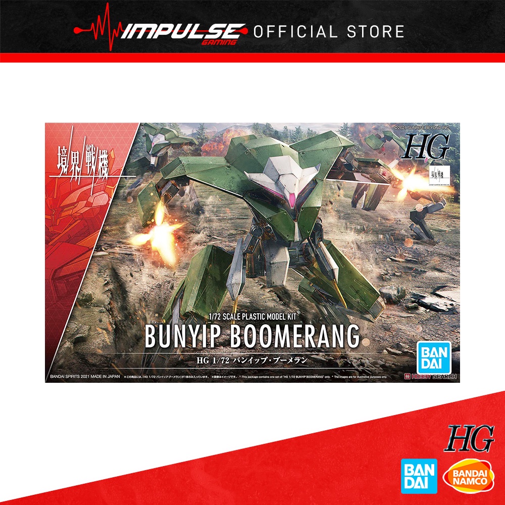 Bandai HG 1/72 Bunyip Boomerang / Kyoukai Senki / AMAIM Warrior at the ...
