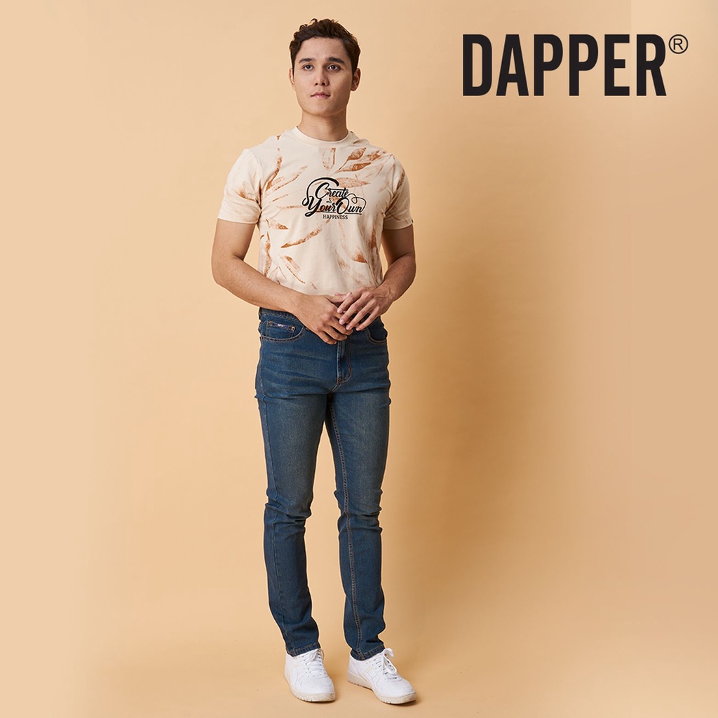 Dapper | Slim Fit Long Jeans-J35226S Dusty | Shopee Malaysia