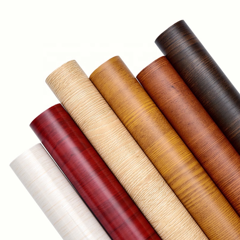 DIY 60CM X 5M Wood PVC Waterproof Wallpaper Furniture Cabinet ...